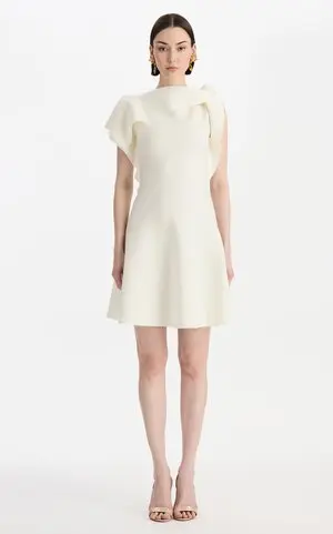 Oscar De La Renta Draped Mini Dress