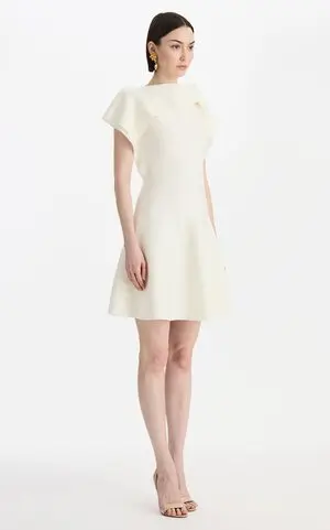 Oscar De La Renta Draped Mini Dress