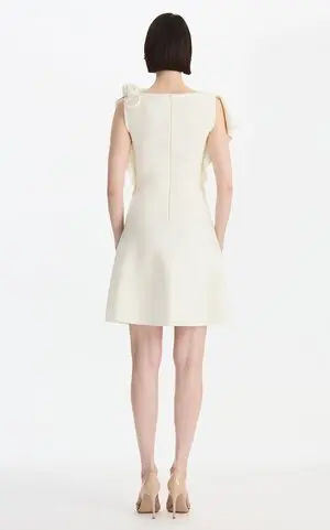 Oscar De La Renta Draped Mini Dress
