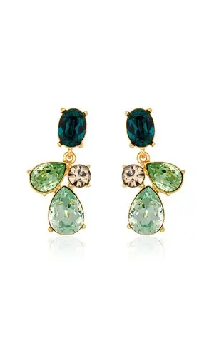 Oscar De La Renta Candy Drop Earrings - Green
