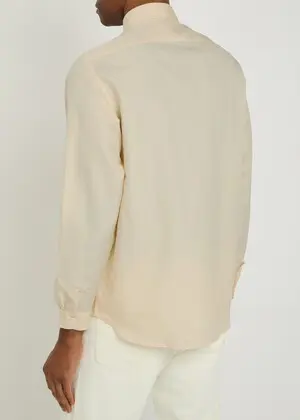 LARDINI Cotton And Silk-blend Shirt