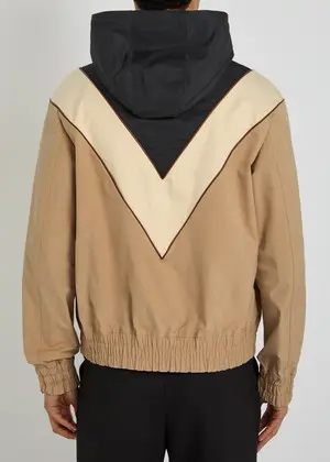 Valentino Garavani Vlogo Panelled Hooded Jacket - Multicoloured 1