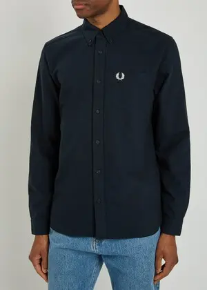 Fred Perry Oxford Logo-embroidered Cotton Shirt
