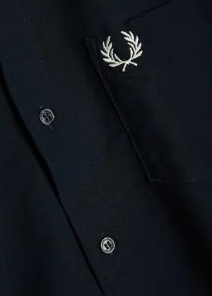 Fred Perry Oxford Logo-embroidered Cotton Shirt
