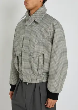 Dries Van Noten Houndstooth Woven Jacket