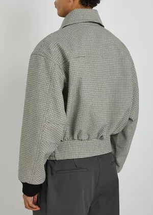 Dries Van Noten Houndstooth Woven Jacket