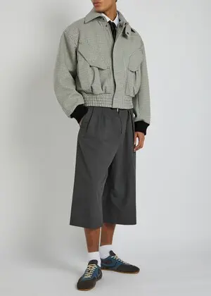 Dries Van Noten Houndstooth Woven Jacket