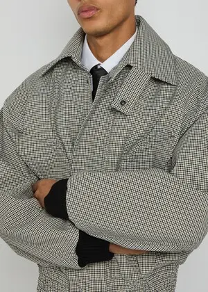 Dries Van Noten Houndstooth Woven Jacket