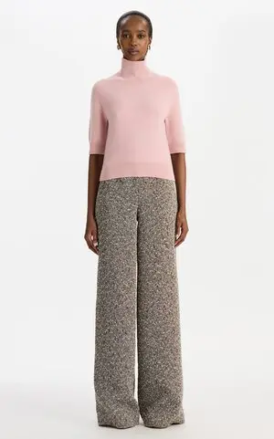 Oscar De La Renta Turtleneck Wool Top