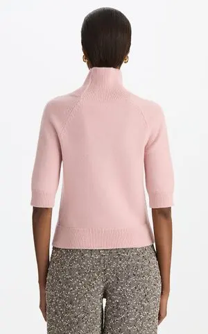 Oscar De La Renta Turtleneck Wool Top