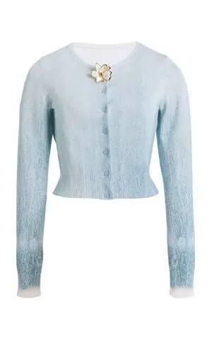 Oscar De La Renta Floral Knitwear For Women