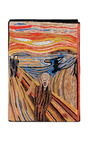 OLYMPIA LE-TAN The Scream Clutch - Black