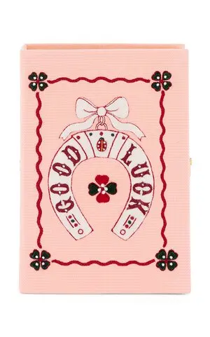 OLYMPIA LE-TAN Good Luck Clutch - Pink