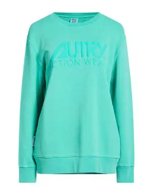 AUTRY Cotton Sweatshirt - Turquoise