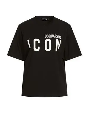 Dsquared2 Cotton Icon Logo T-shirt - Black