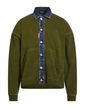 Dsquared2 Sweatshirt Military Size Cotton - Green