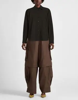 TWINSET Crepe Shirt With Designer Plaque
