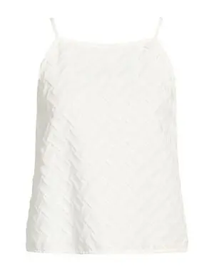 Alpha Studio Crepe Top - White