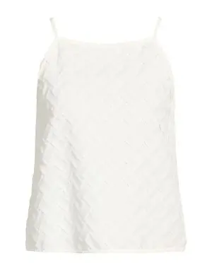Alpha Studio Crepe Top - White