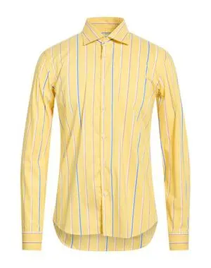 MANUEL RITZ Shirt Size Cotton, Polyamide, Elastane - Yellow