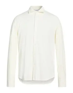 MANUEL RITZ Shirt Size Cotton, Elastane - Off White
