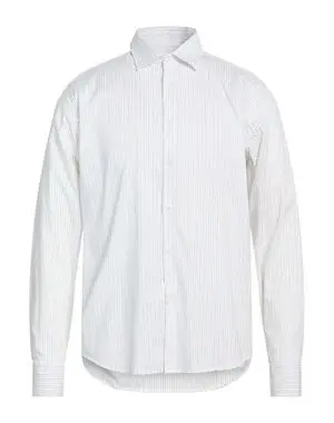 MANUEL RITZ Shirt Size Cotton, Elastane - Off White