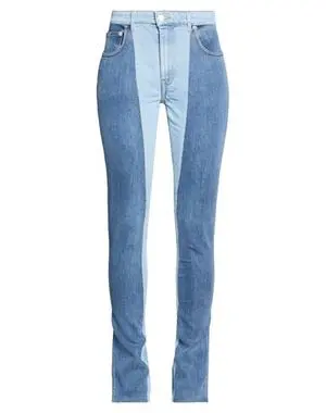 MUGLER Skinny Two-tone Jeans - Blue