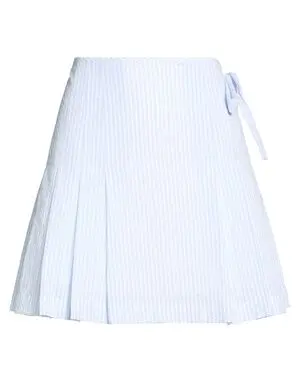 Sandro Mini Seersucker Pleated Skirt