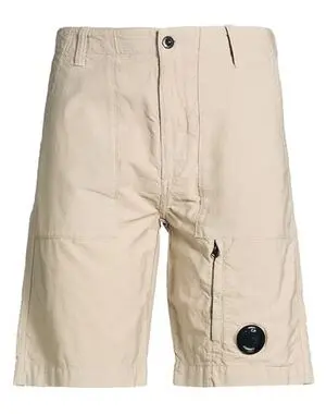 C.P. COMPANY Cotton Twill Casual Shorts - Beige