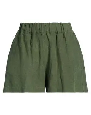 120% Lino Elasticated Shorts For Women