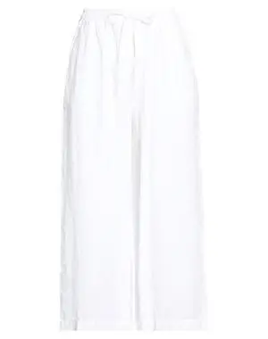 120% Lino Pants Size Linen - White