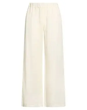 120% Lino Wide-leg Linen Pants - Ivory