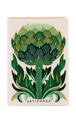 OLYMPIA LE-TAN Artichoke Clutch - Ivory