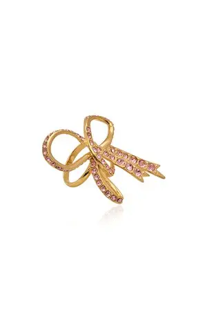 Oscar De La Renta Threaded Bow Ring