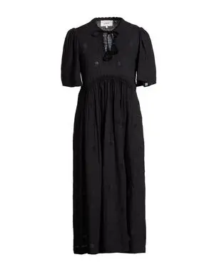 Ba&sh Midi Dress With Broderie Anglaise