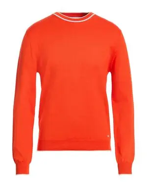 MANUEL RITZ Sweater In Linen And Cotton - Red