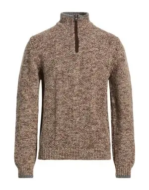 Fedeli Turtleneck Sweater With Half-zip