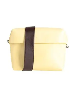 JIL SANDER Leather Crossbody Bag - Yellow