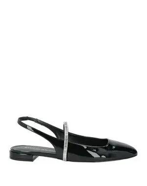 STUART WEITZMAN Ballet Flats Size Leather - Black