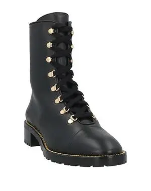 STUART WEITZMAN Lace-up Leather Ankle Boots