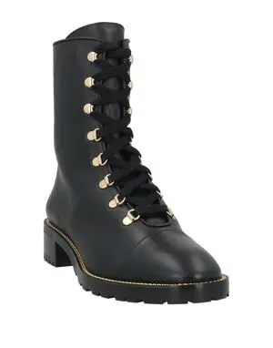 STUART WEITZMAN Lace-up Leather Ankle Boots