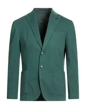 PAOLONI Blazer Emerald Size Cotton, Elastane - Green