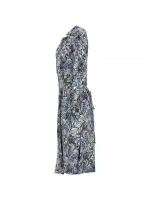 Gucci Floral-print Wrap Midi Dress