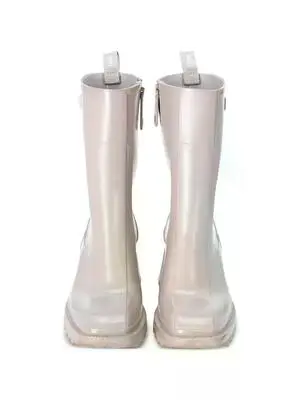 Chloé Betty Block-heel Rain Boots - Neutrals