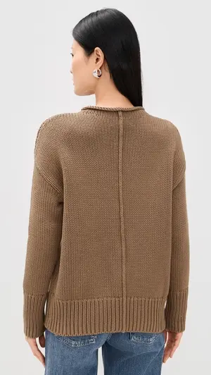 LA LIGNE Solid Marina Sweater - Tan