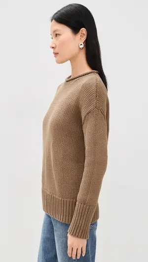 LA LIGNE Solid Marina Sweater - Tan