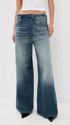 R13 Nico Wrap Jeans