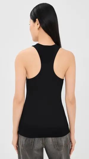 Stella McCartney Slogan Ribbed Tank