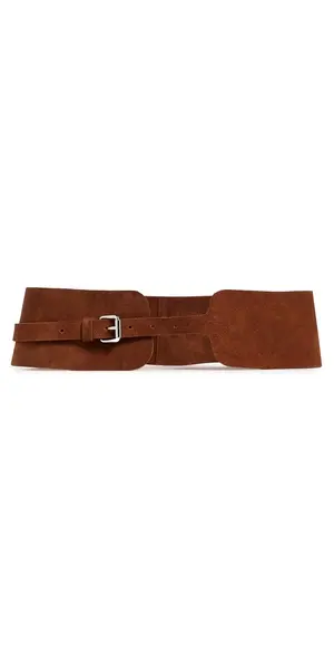 Rachel Comey Richie Suede Low Waist Belt - Whisky