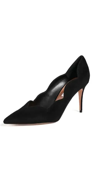 AQUAZZURA Petal Pumps 85 - Black
